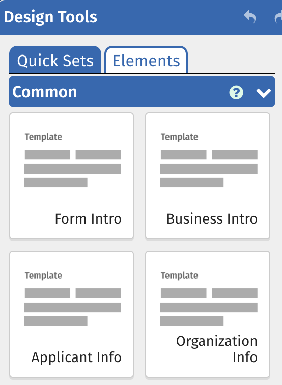 Form Builder Quick Sets & Elements – Do Some Good