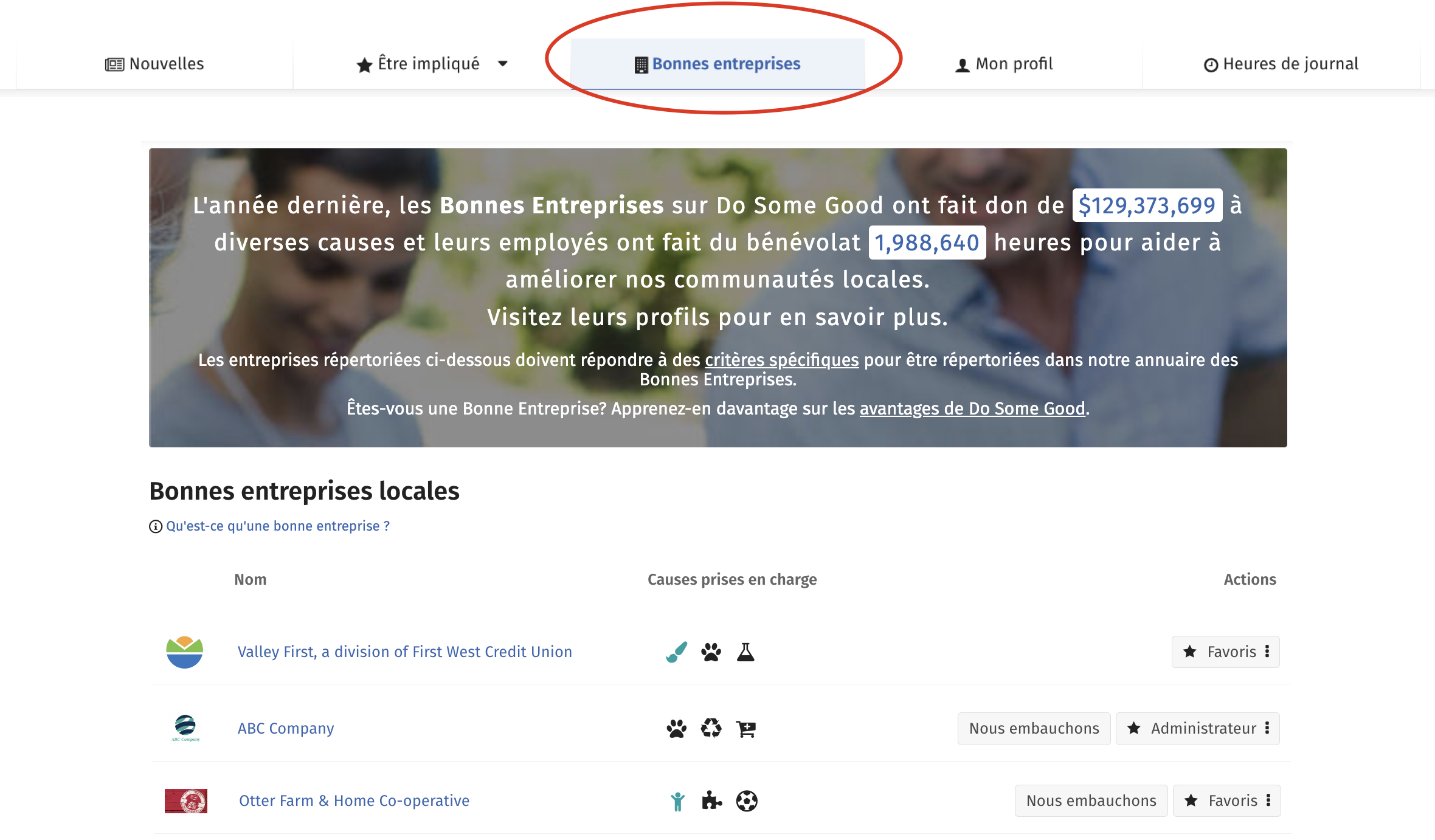 Utiliser Do Some Good : Les bases – Do Some Good