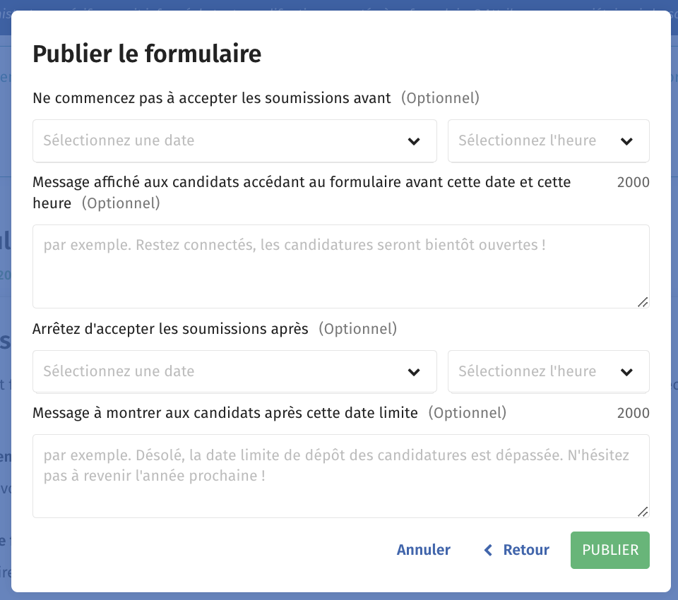 Création et gestion de formulaires pour les organisations – Do Some Good